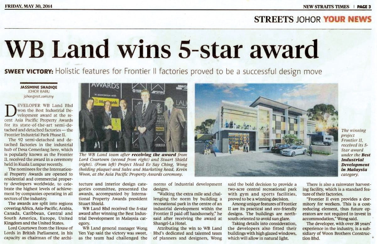 WB Land | The International Property Awards