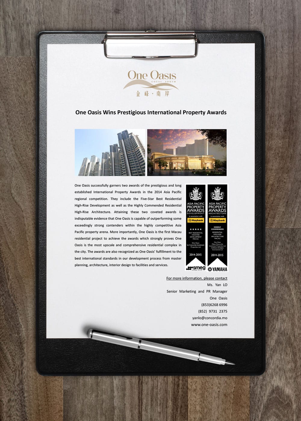 One Oasis | The International Property Awards